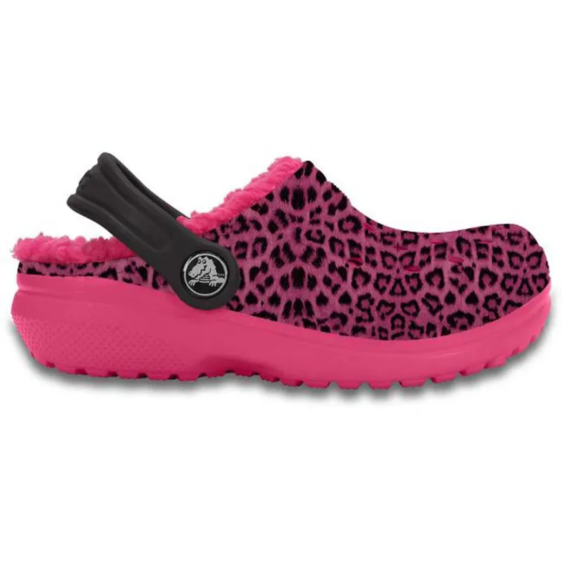 CROCS Classic Lined Graphic Clog K pnk lprd 2016 2017 Chaussures Mode