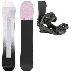 SALOMON Bliss W /2024 + Fix NITRO One /ultra black SNOWBOARDS